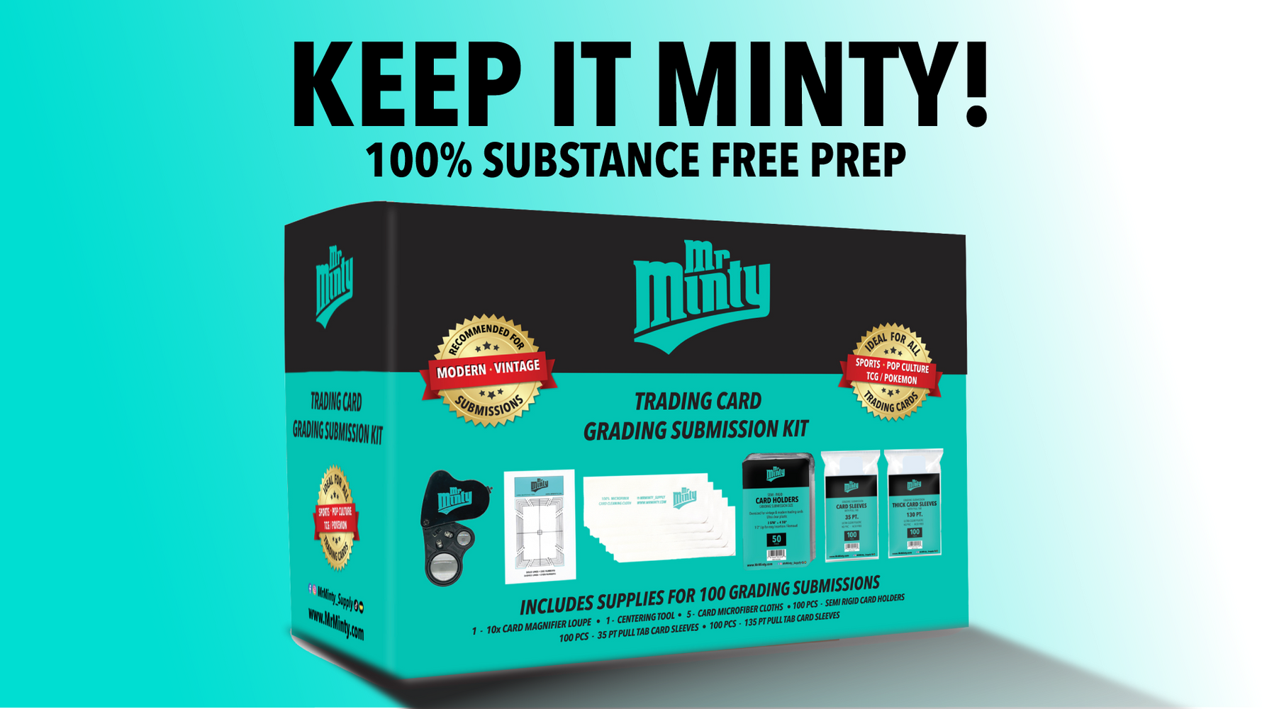 Professional Sports & Pokémon Card Grading Supplies | Mr. Minty